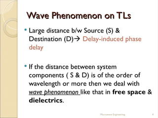 Microwave Engineering_Lecture_2-Transmission Line Equation.ppt | Physics | Science