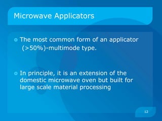 Microwave Food Processing | PPTX