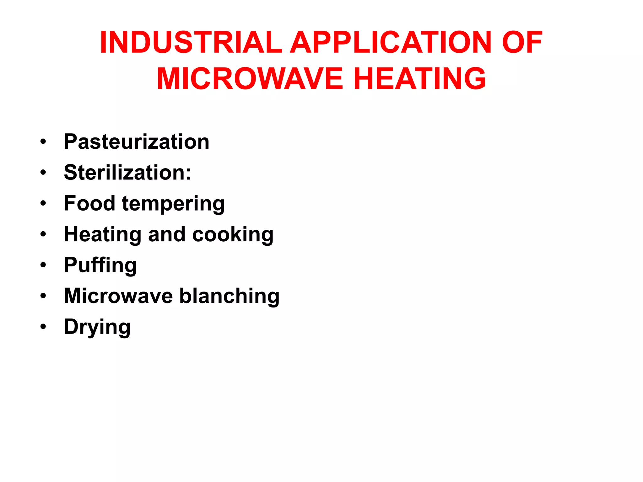 Microwave heating | PPTX