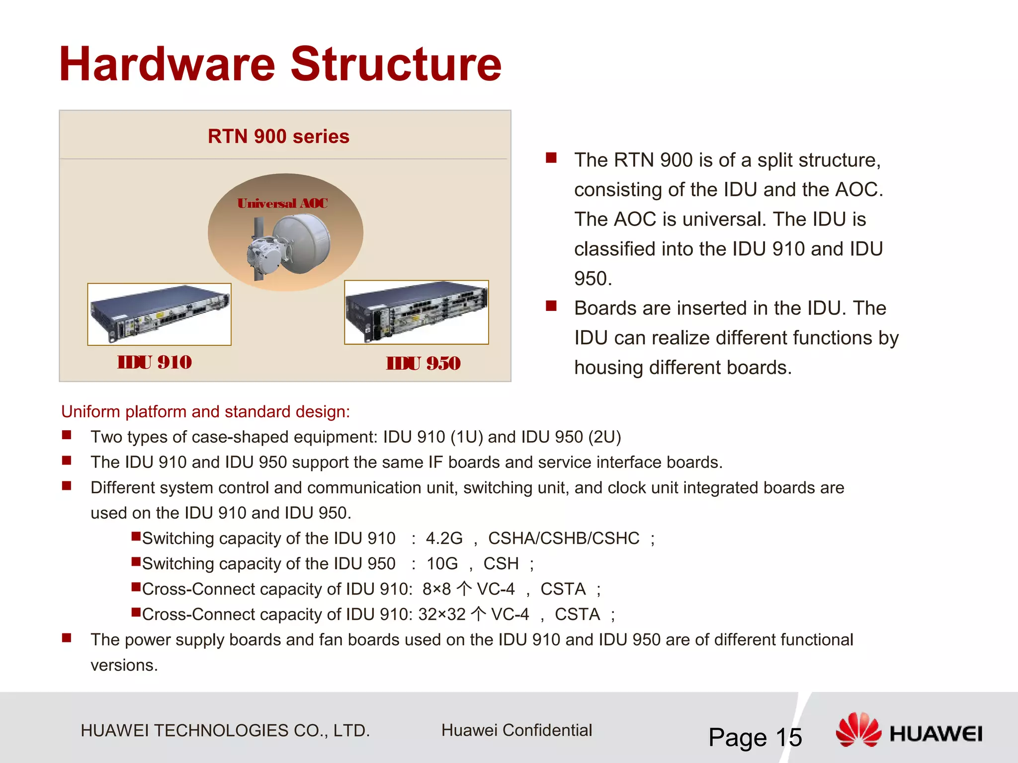 Microwave Huawei RTN Hardware Structure | PDF