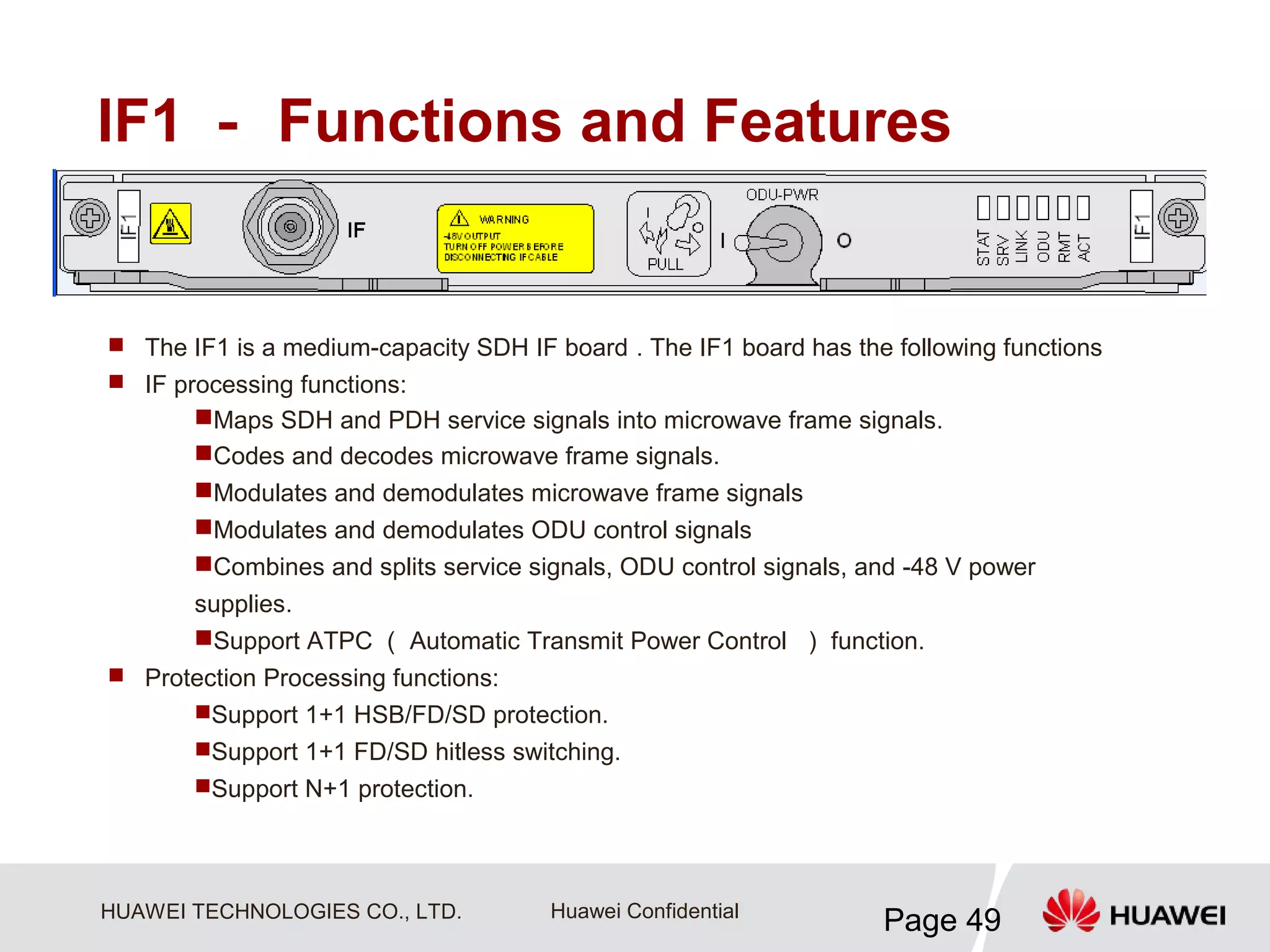Microwave Huawei RTN Hardware Structure | PDF