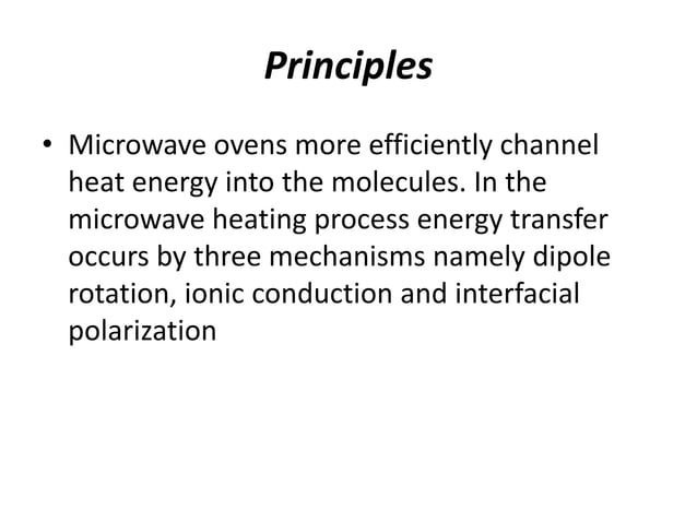 Microwave Induced green Chemistry - used as microwave | PPTX ...