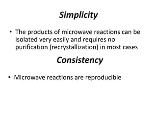 Microwave Induced green Chemistry - used as microwave | PPTX