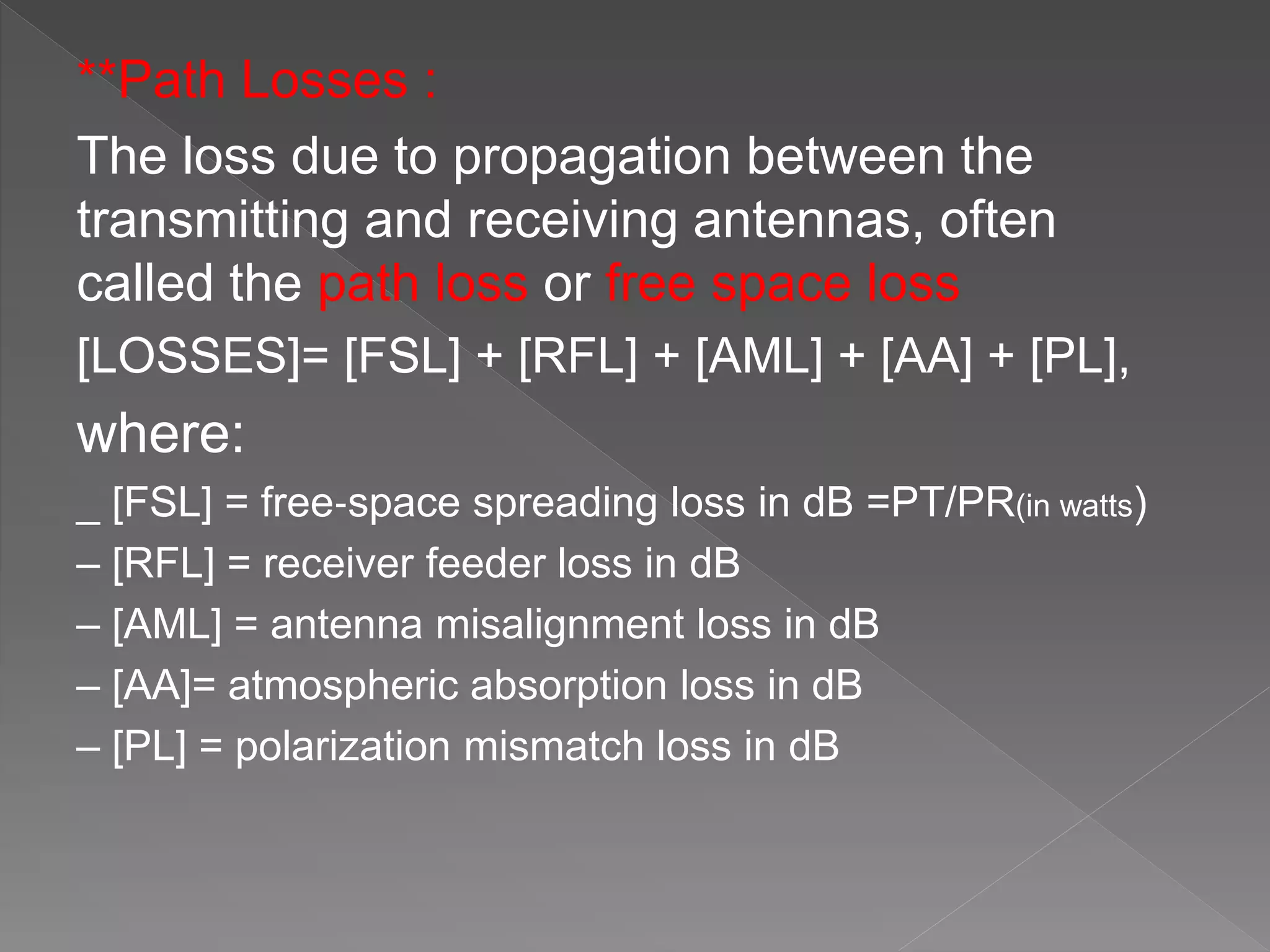 Microwave link budget | PPTX