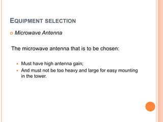 Microwave link communication system | PPT