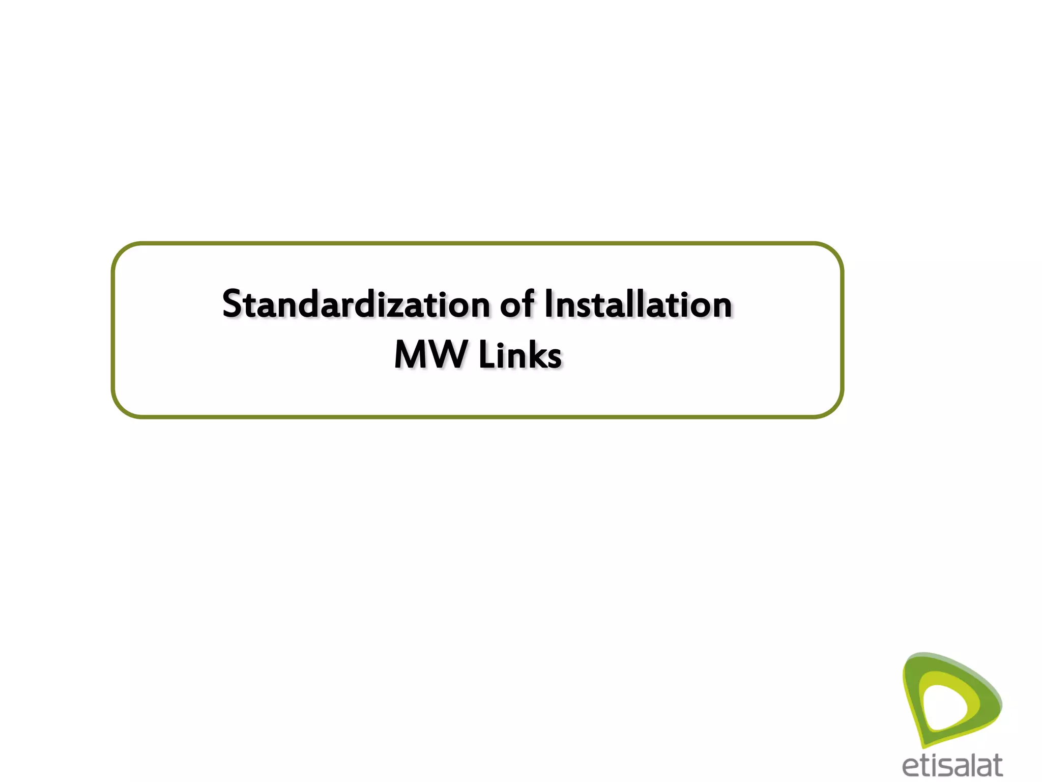 Microwave Links Correct Installation at Telecom Site | PDF