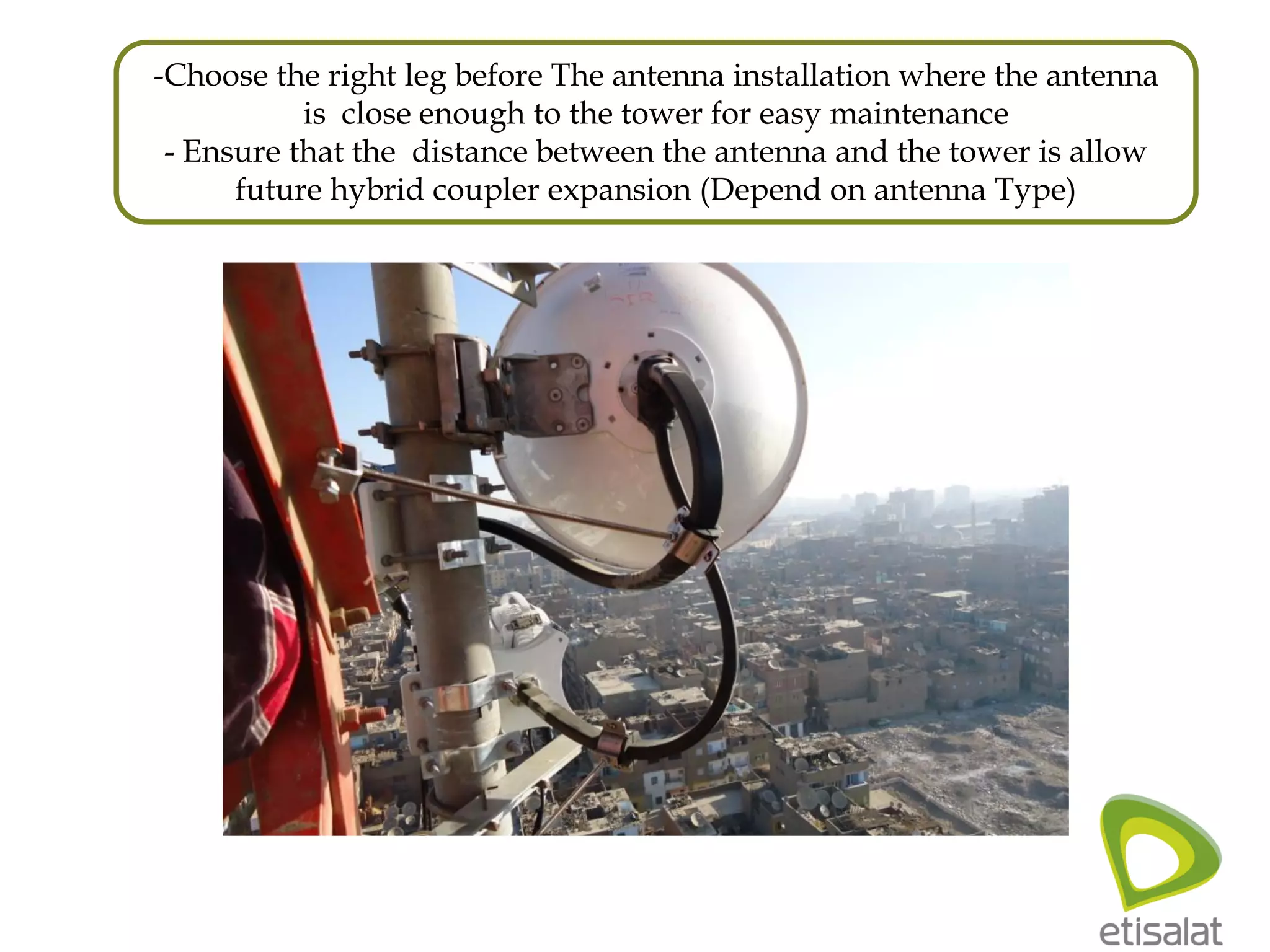 Microwave Links Correct Installation at Telecom Site | PDF