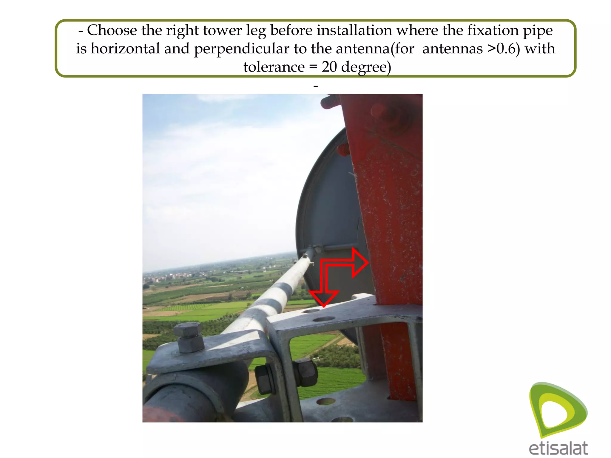 Microwave Links Correct Installation at Telecom Site | PDF