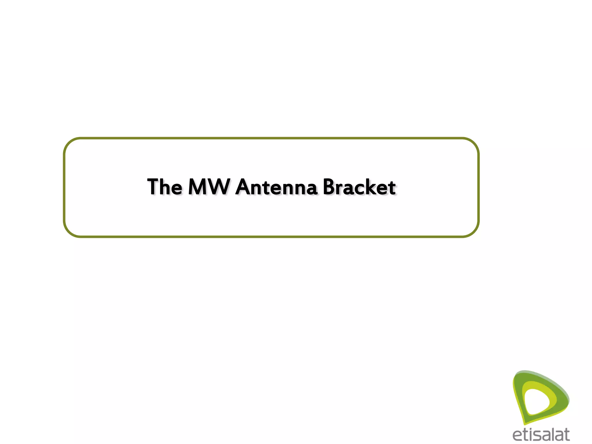 Microwave Links Correct Installation at Telecom Site | PDF