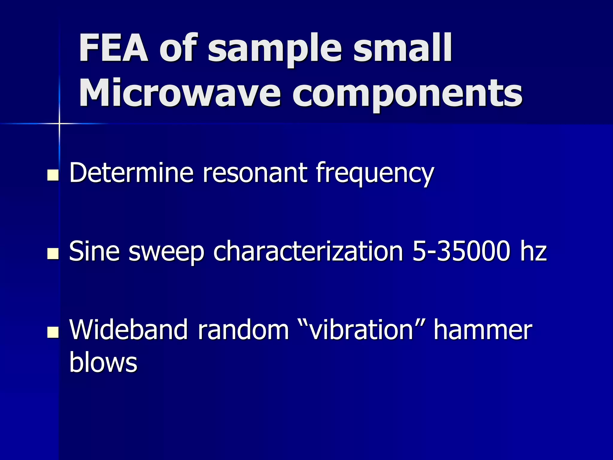 Microwave mic resonances | PPT