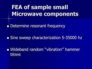 Microwave mic resonances | PPT