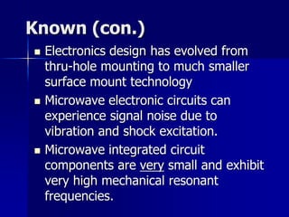 Microwave mic resonances | PPT