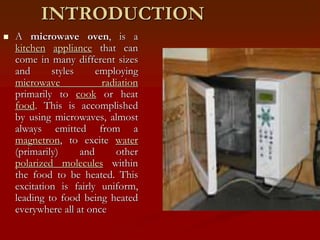 Microwave oven. | PPTX