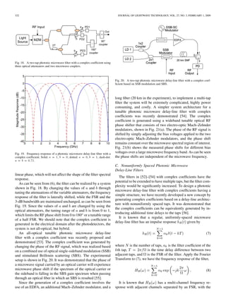 Microwave photonics main | PDF