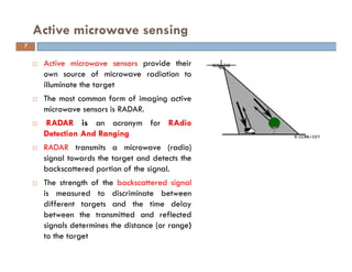 Microwave remote sensing | PDF