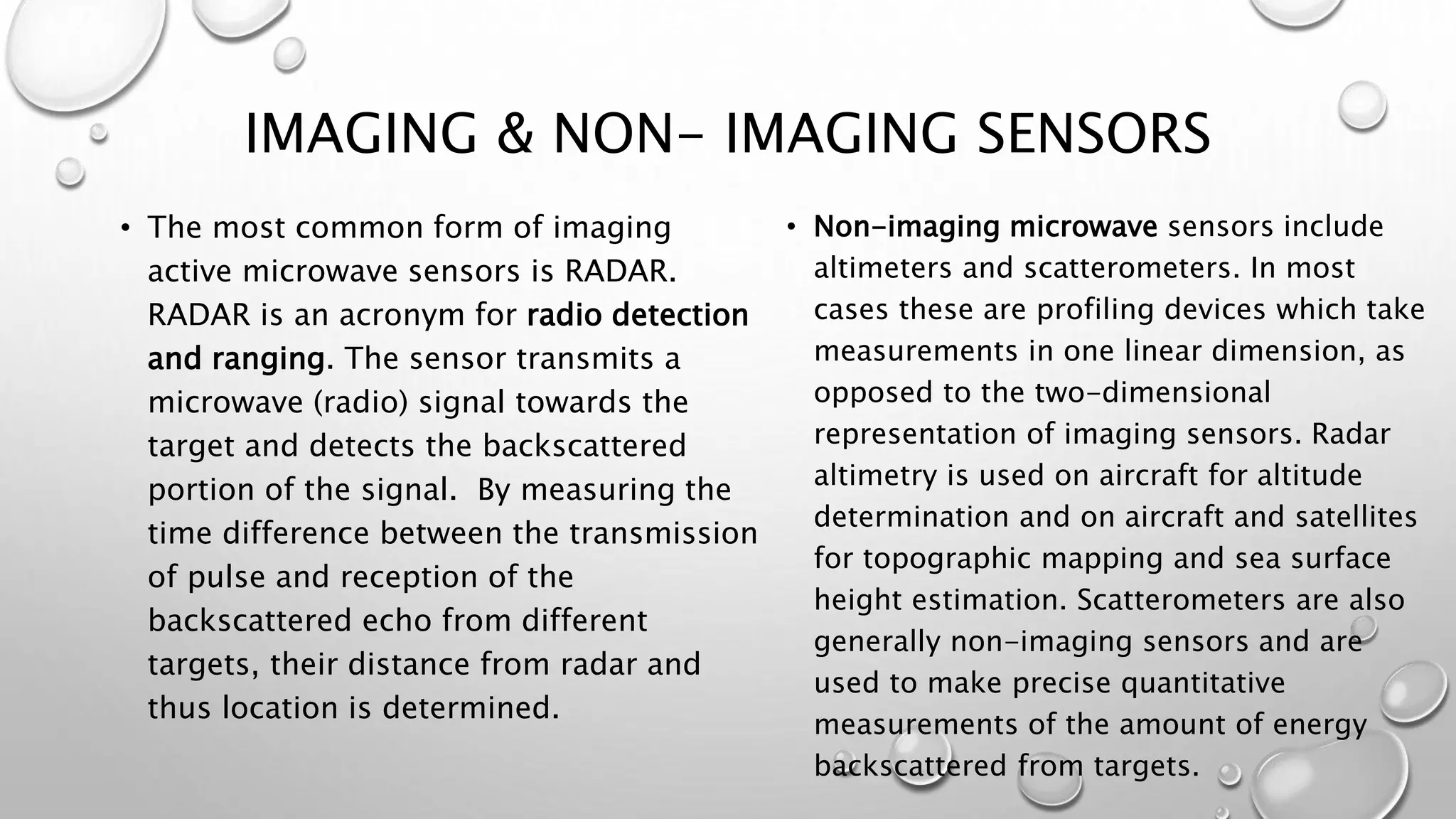 Microwave remote sensing | PPTX