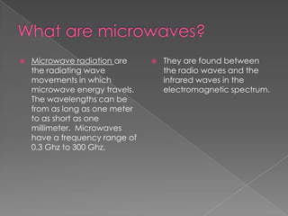 Microwaves presentation | PPTX