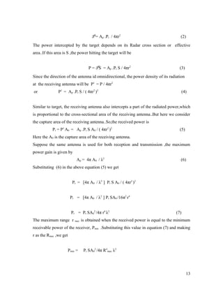 Introduction to Microwaves,Satellite commn,Radar systemsMicrowaves | DOC