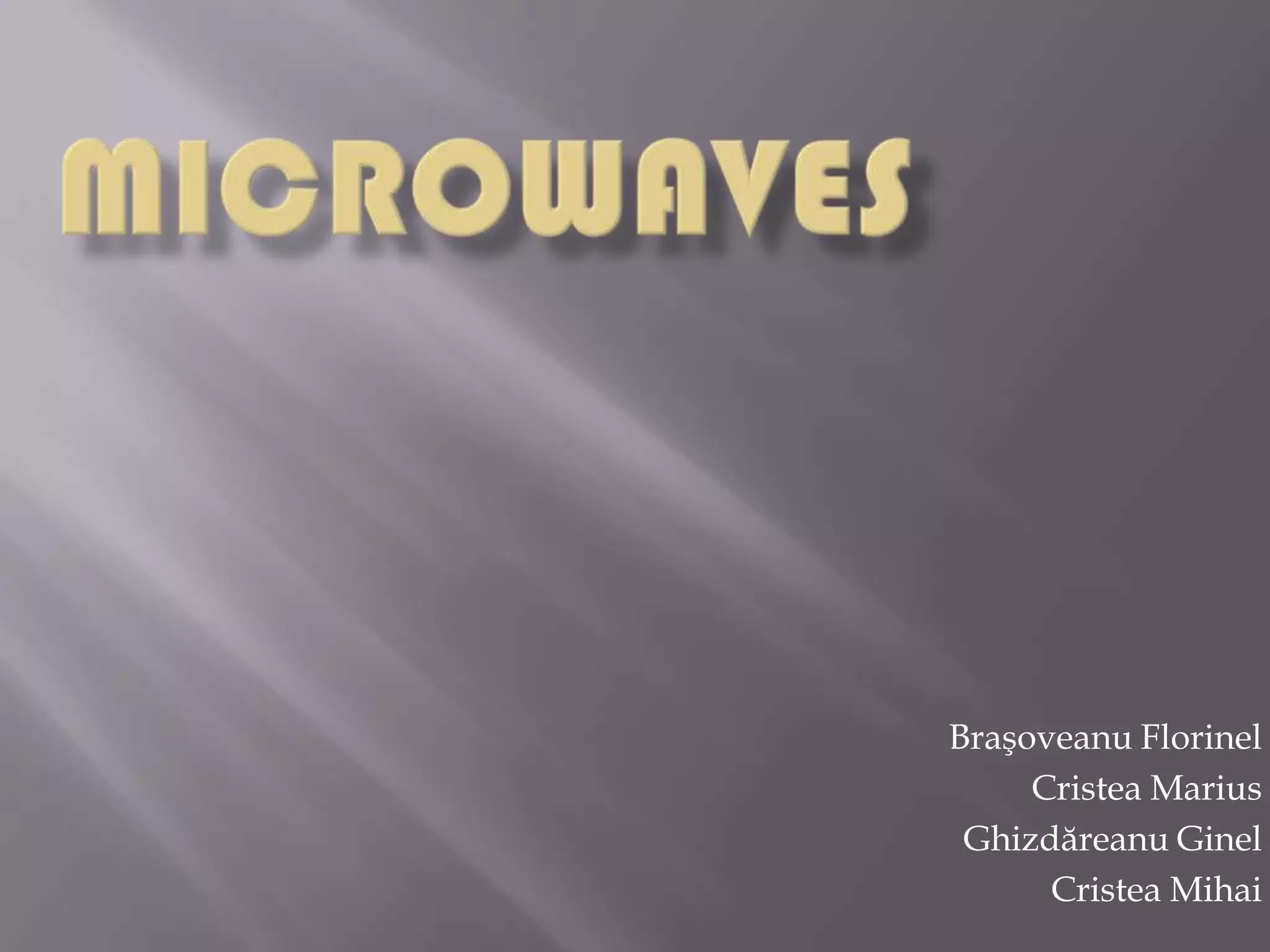Microwaves | PPT