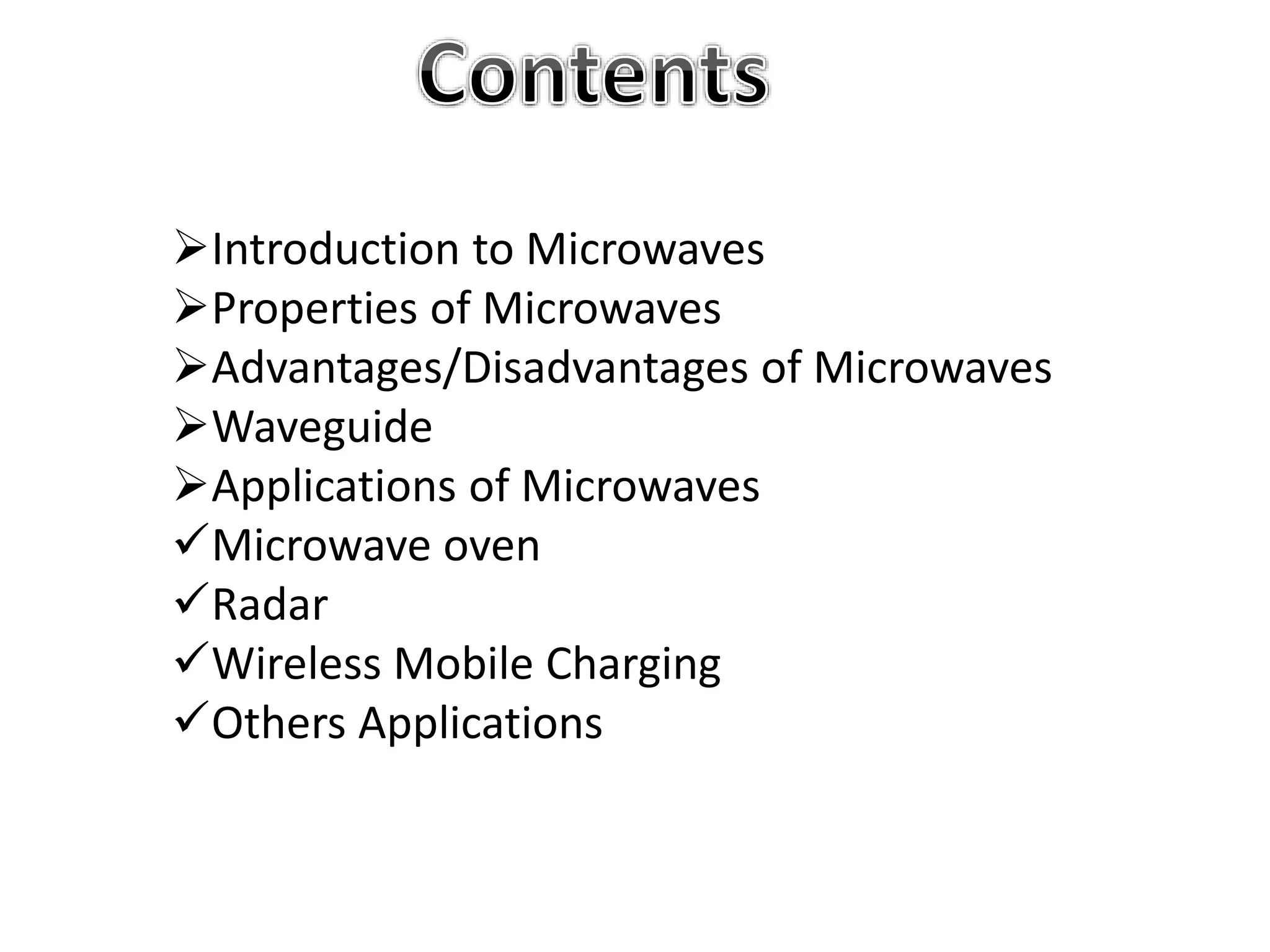 Microwaves Applications | PPTX