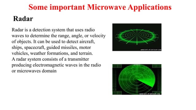 Microwaves and it's applications | PPTX | Physics | Science