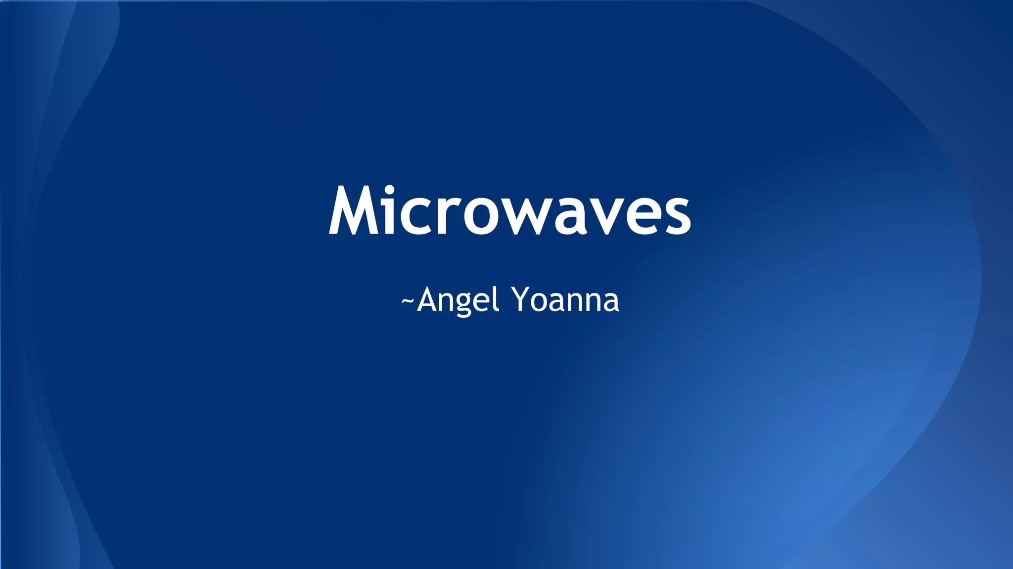 Microwaves | PPT