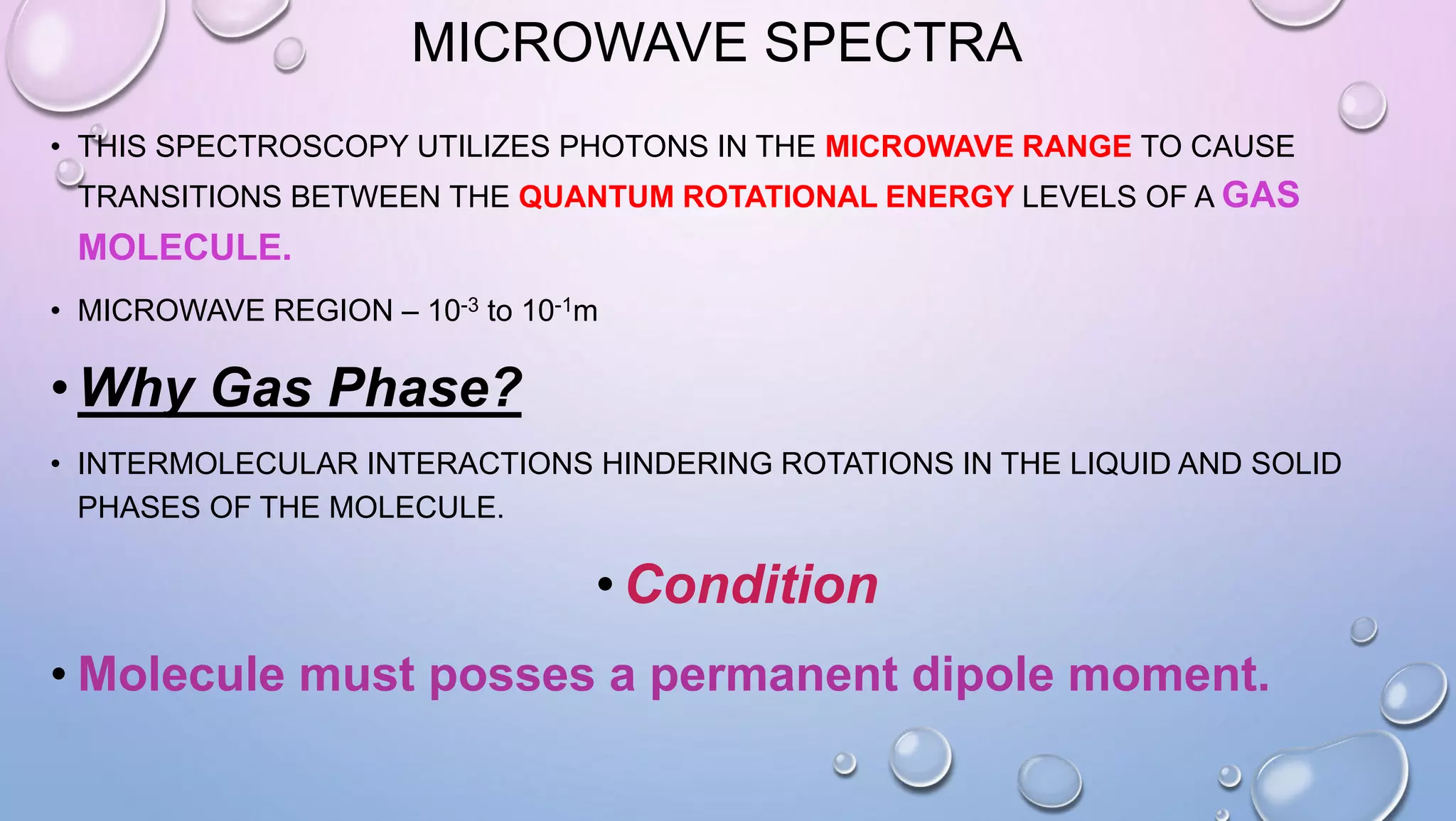 Microwave spectra | PPTX