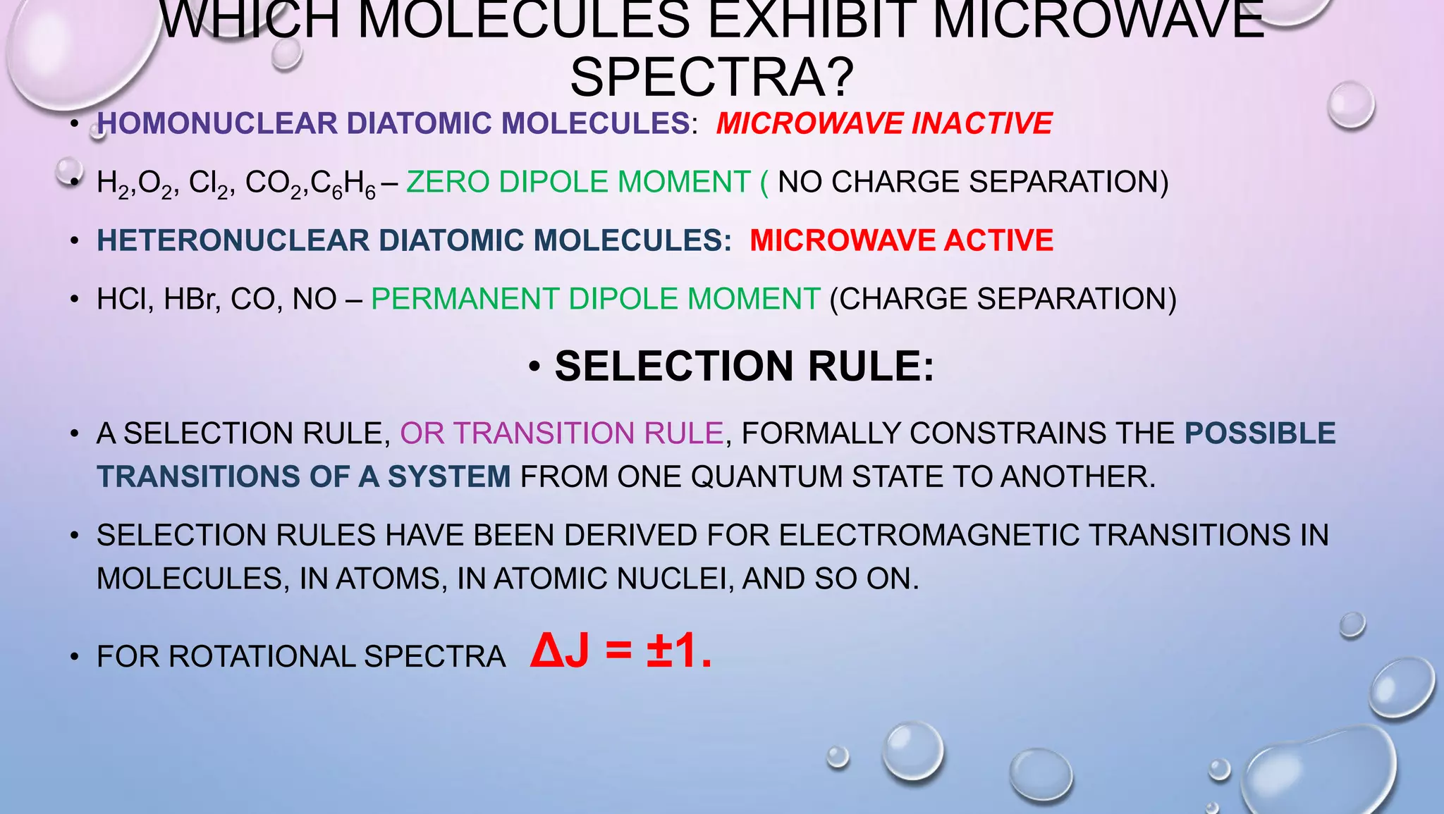 Microwave spectra | PPTX