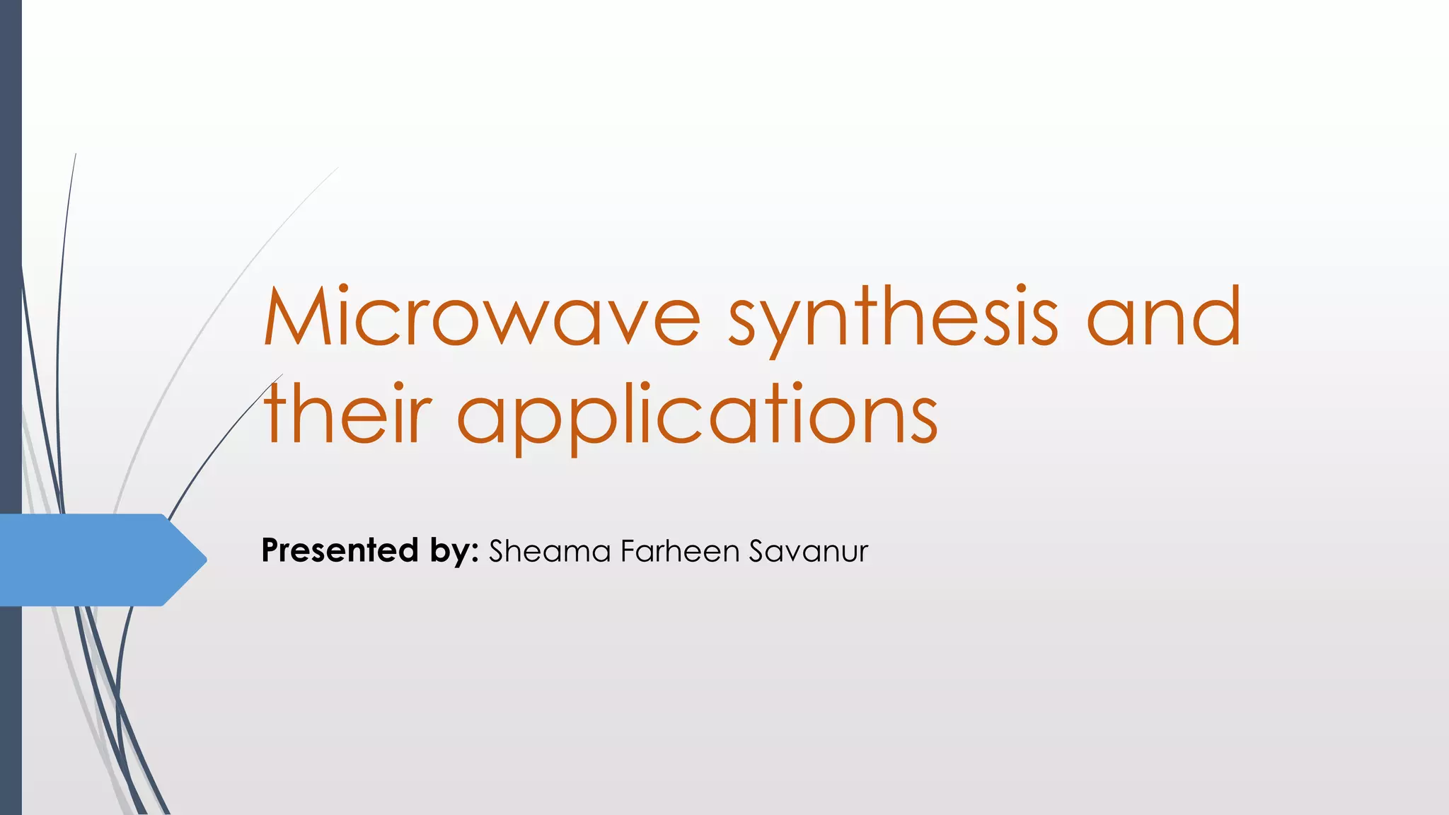 An approach to green chemistry via microwave radiation. applications of ...