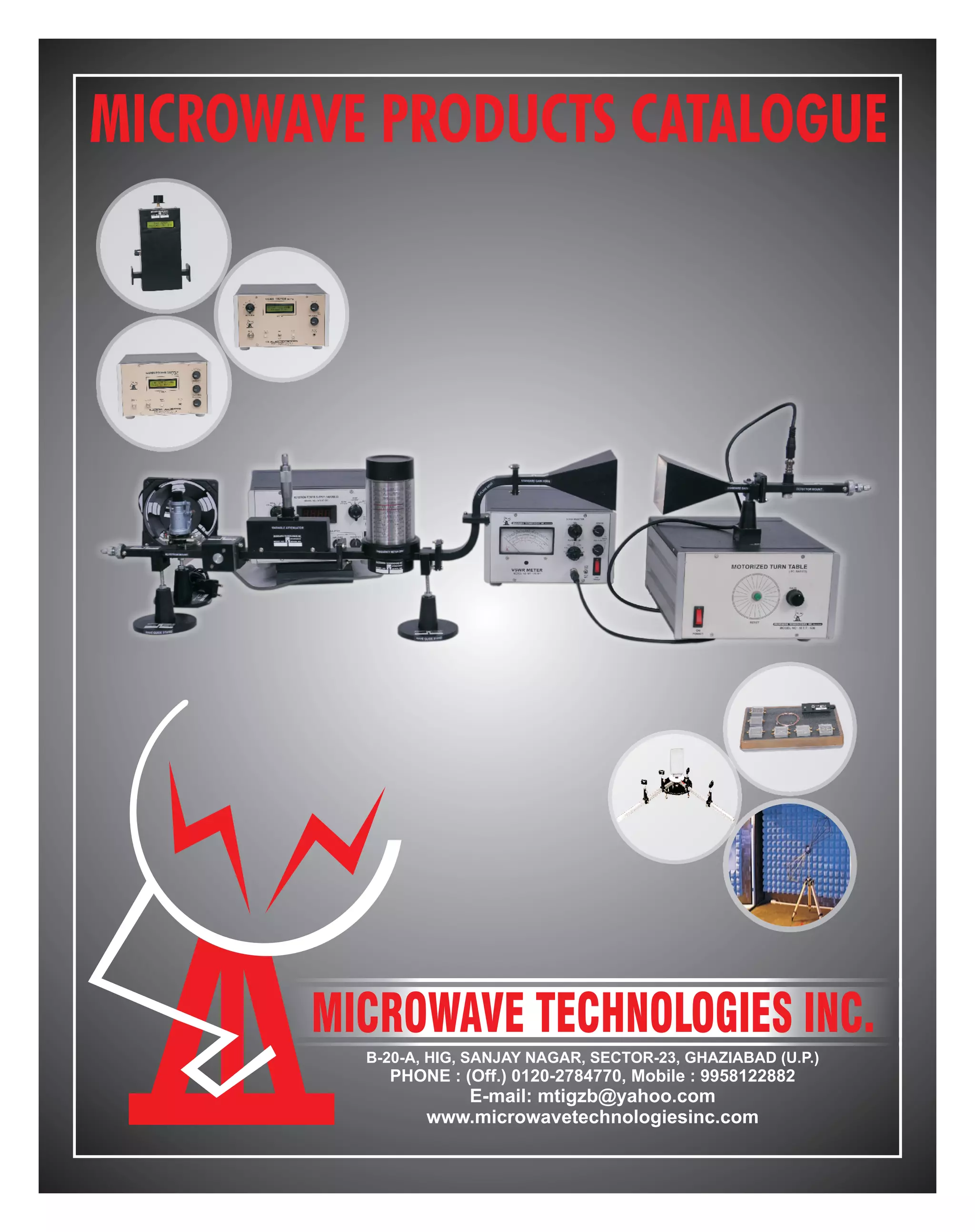 Microwave Technologies, Inc., Ghaziabad, Microwave and Communication Lab Equipments | PDF