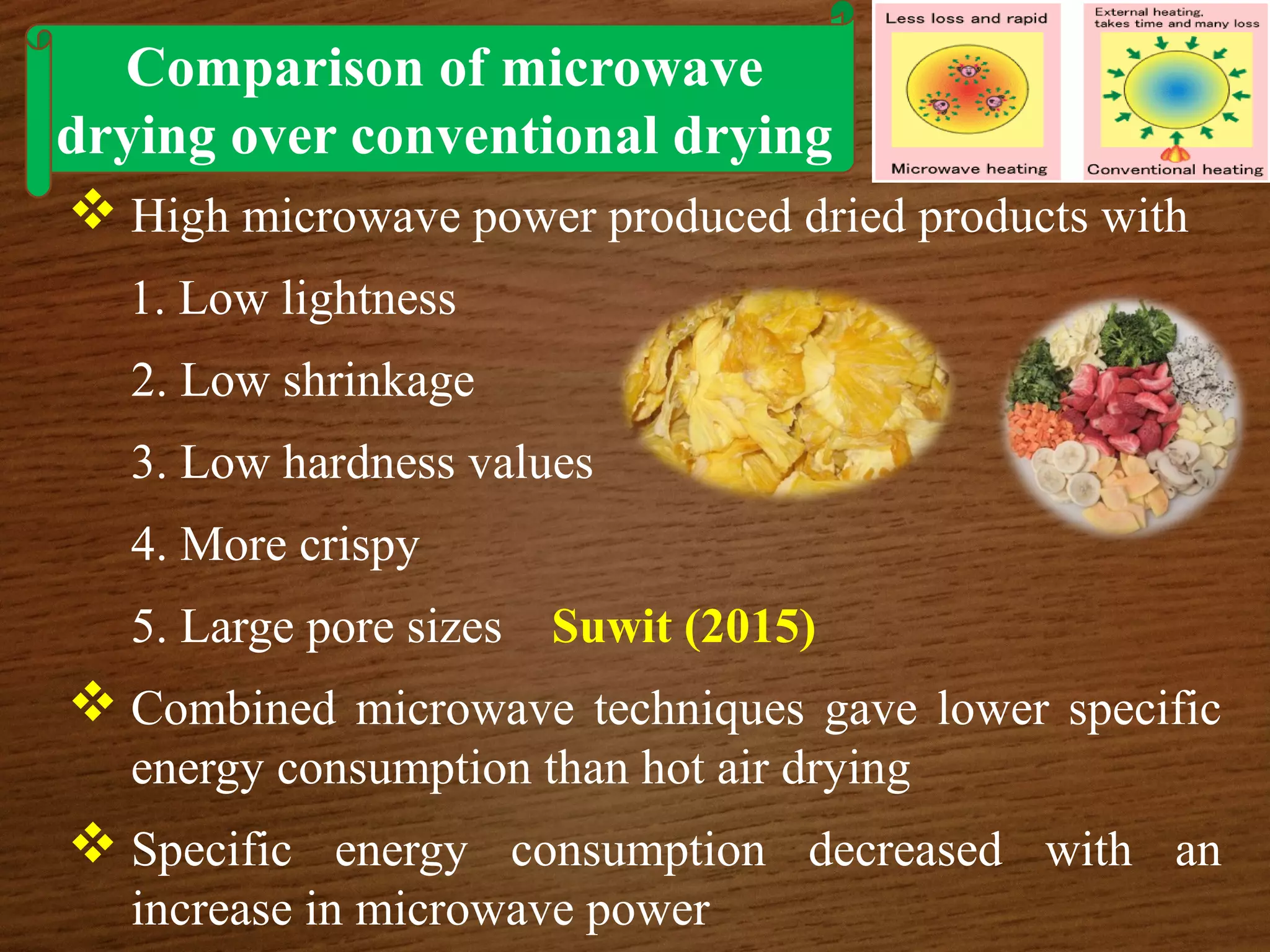 Microwave vacuum dehydration | PPT