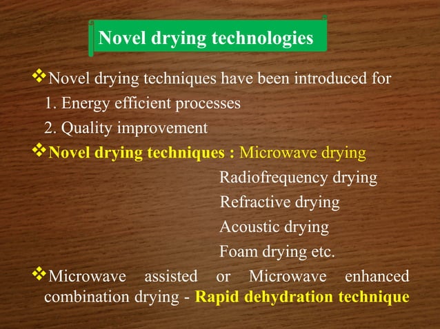 Microwave vacuum dehydration | PPT | Home Appliances | Home & Garden