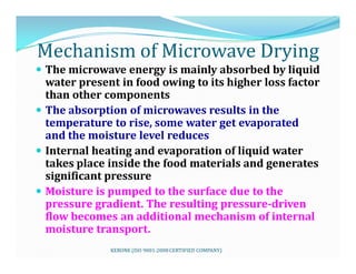 Microwave vacuum dryer | PDF