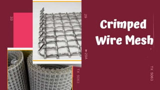 Micro wire mesh Manufacturers - Wire Mesh Suppliers in Delhi | PPTX