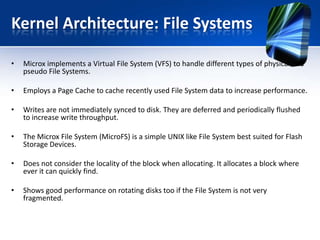 Microx - A Unix like kernel for Embedded Systems written from scratch. | PPT