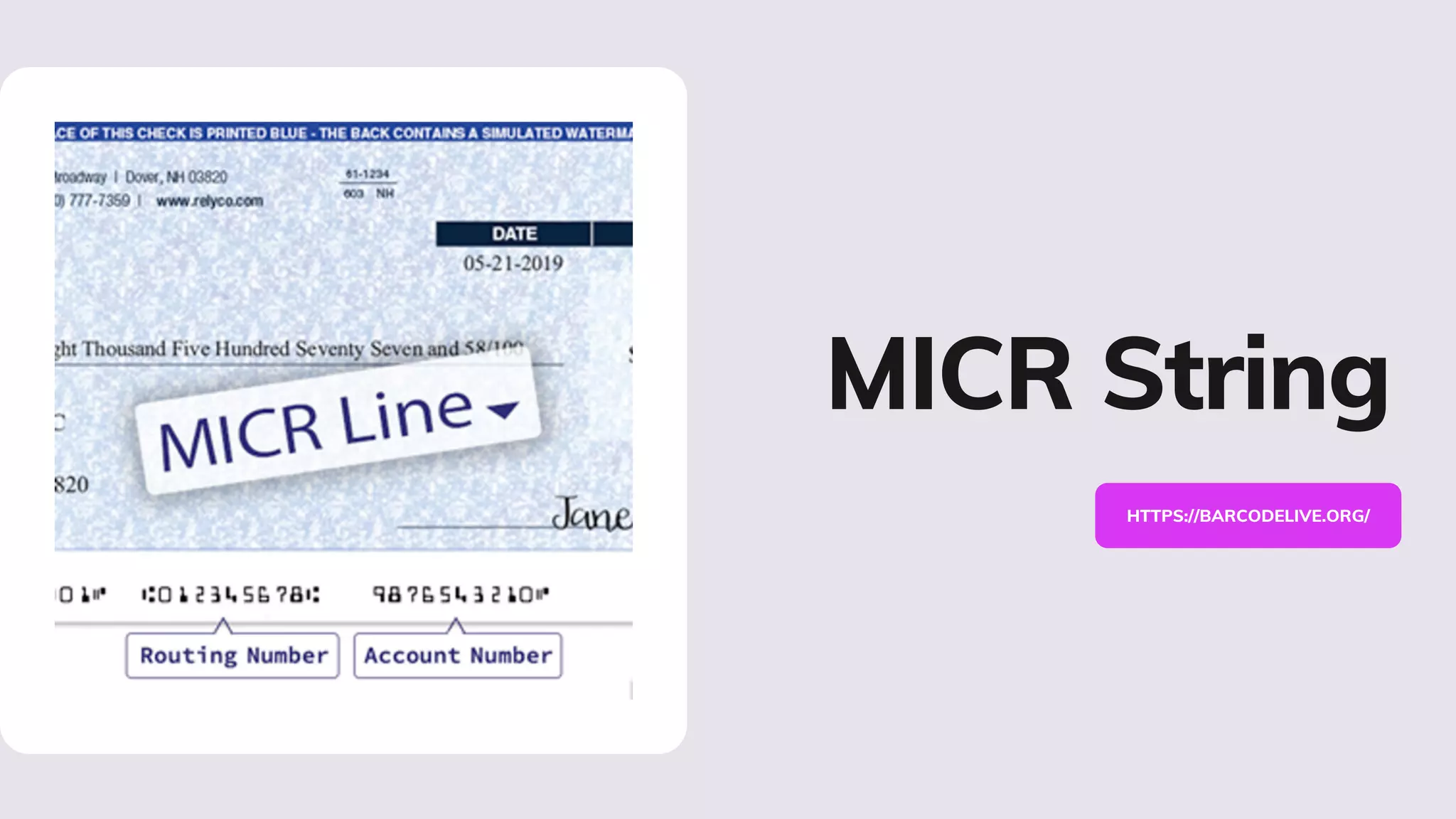 What is MICR string? How does it work? [A Complete Guide] | PDF