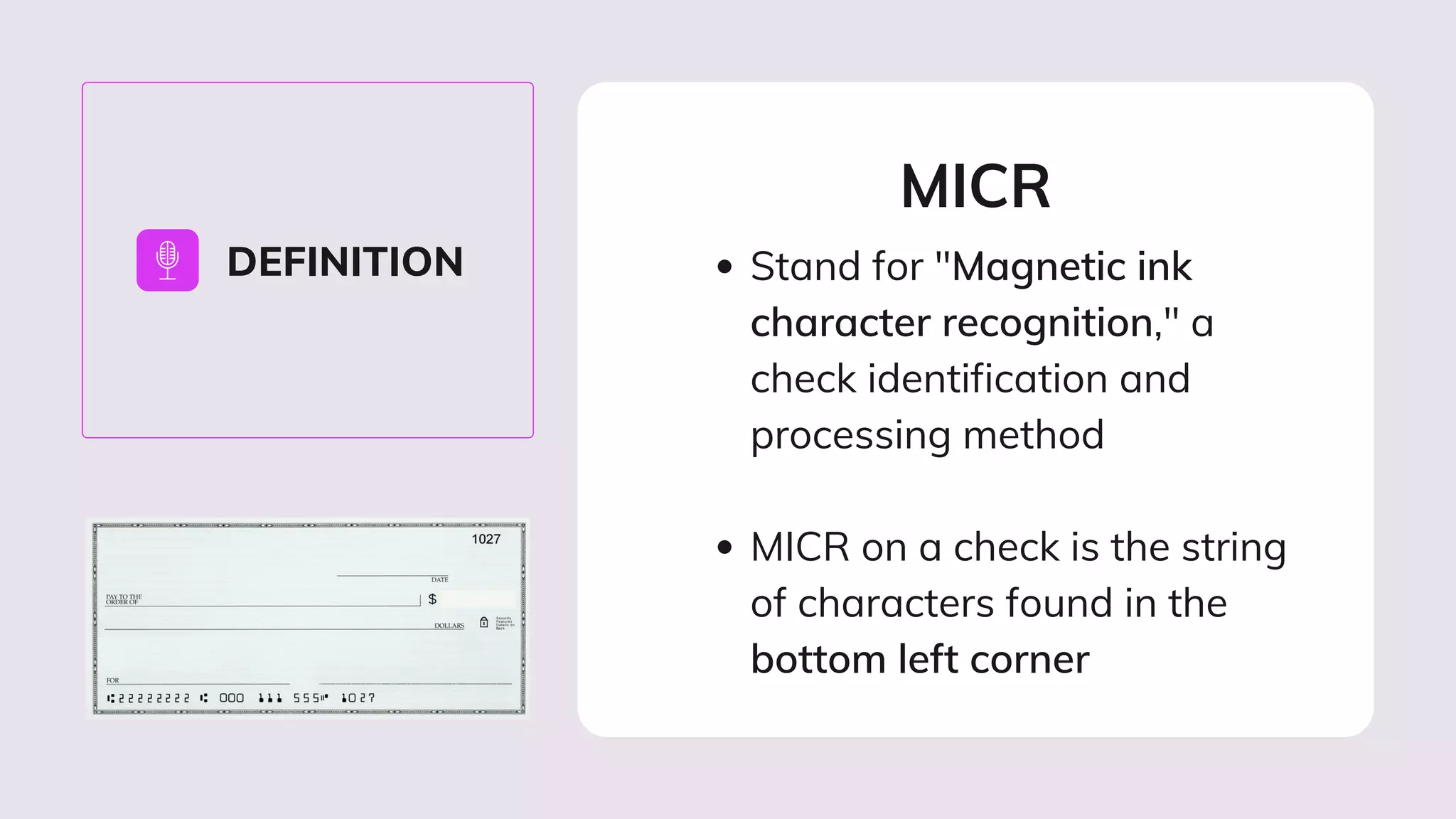 What is MICR string? How does it work? [A Complete Guide] | PDF