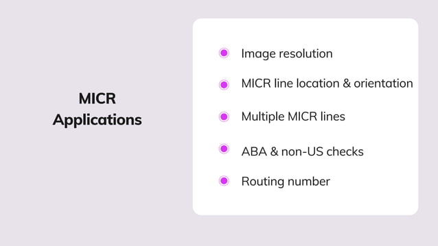 What is MICR string? How does it work? [A Complete Guide] | PDF