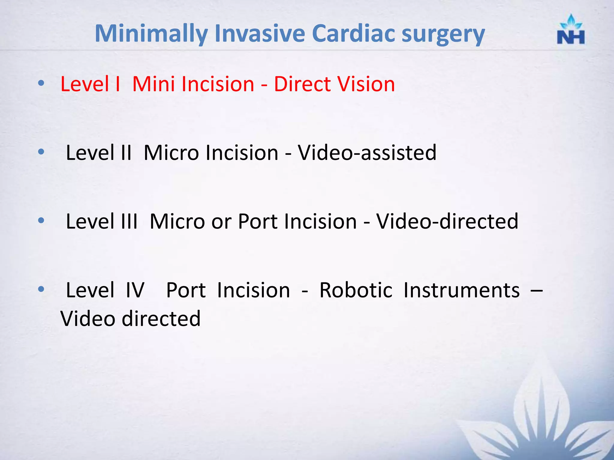 Minimally invasive cardiac surgery | PPTX