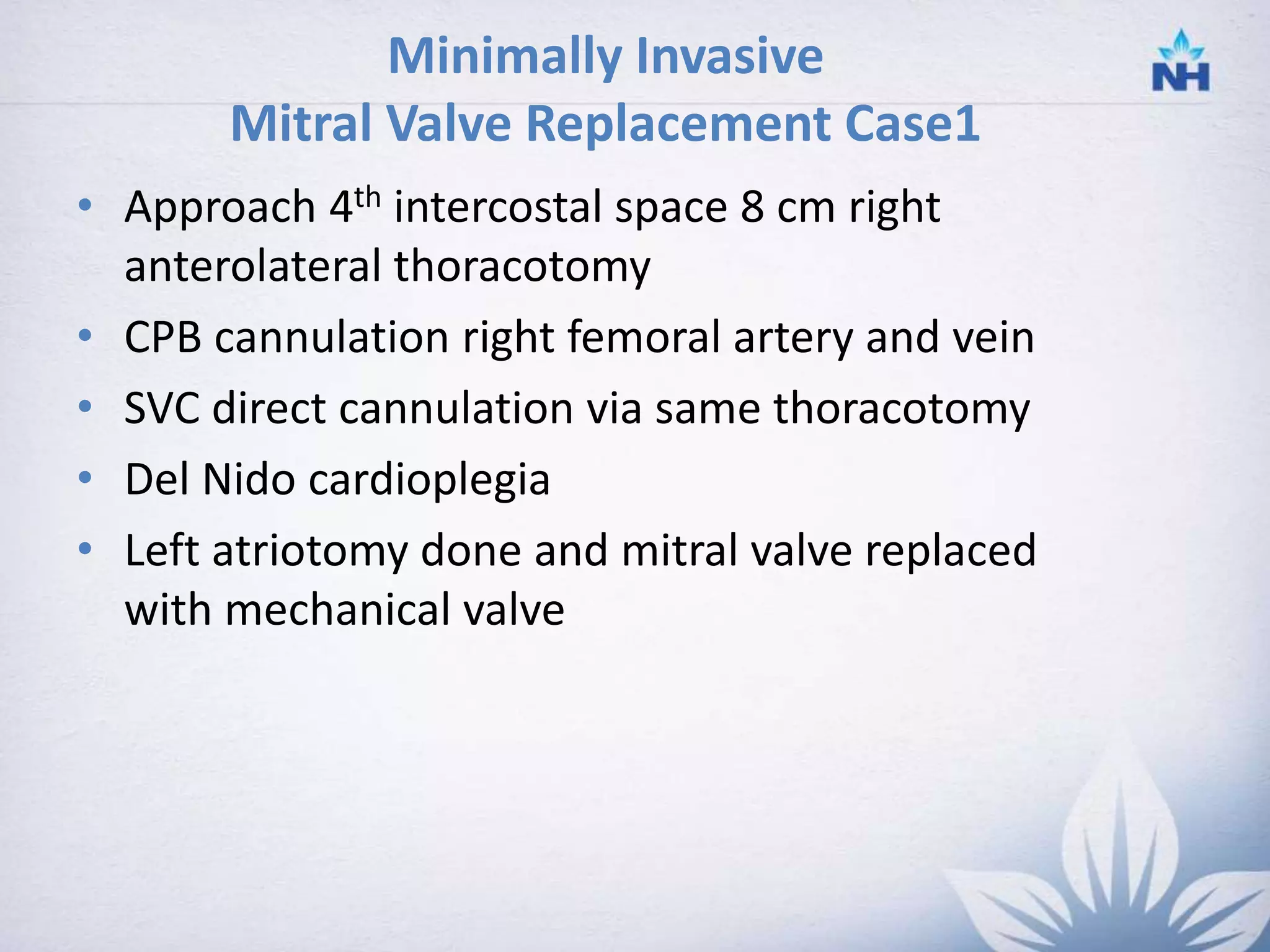 Minimally invasive cardiac surgery | PPTX
