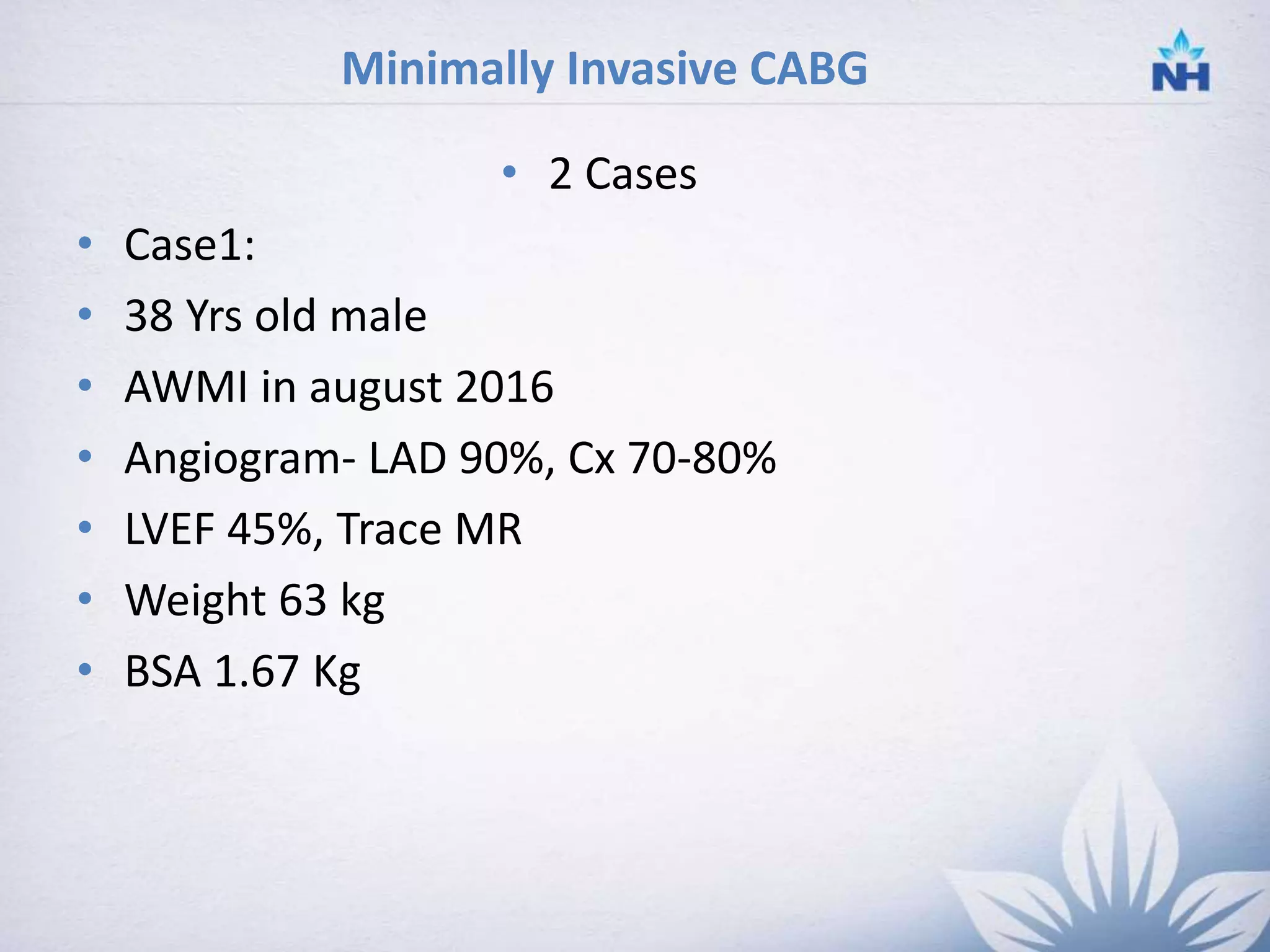 Minimally invasive cardiac surgery | PPTX
