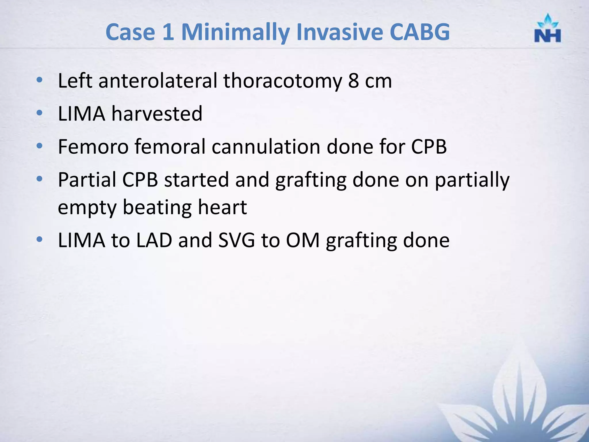 Minimally invasive cardiac surgery | PPTX