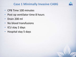 Minimally invasive cardiac surgery | PPTX