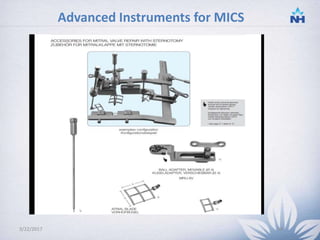Minimally invasive cardiac surgery | PPTX