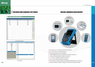 Micsig railway track tester instruments catalog | PDF
