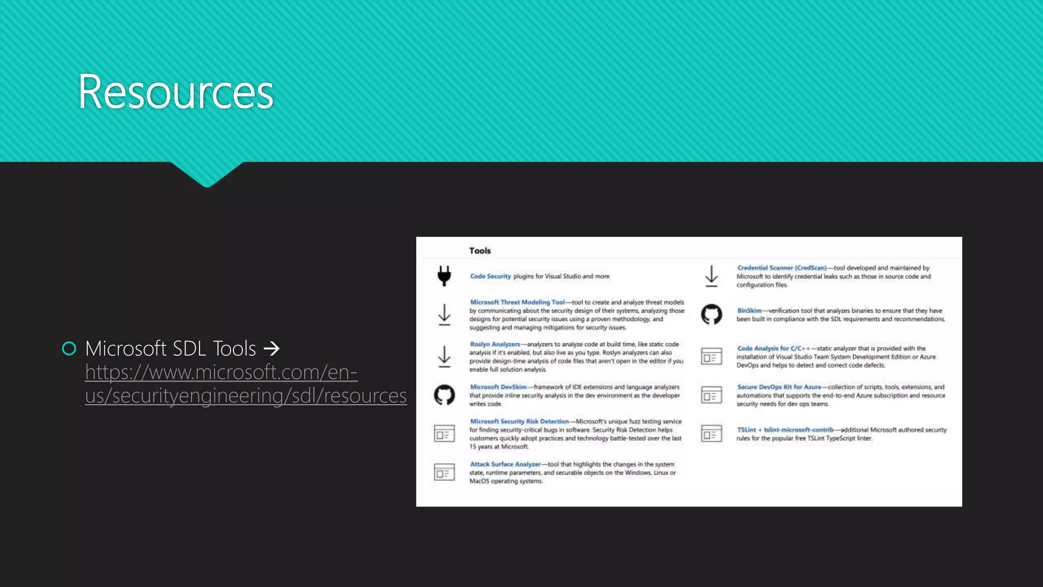Microsoft Security Development Lifecycle | PPTX