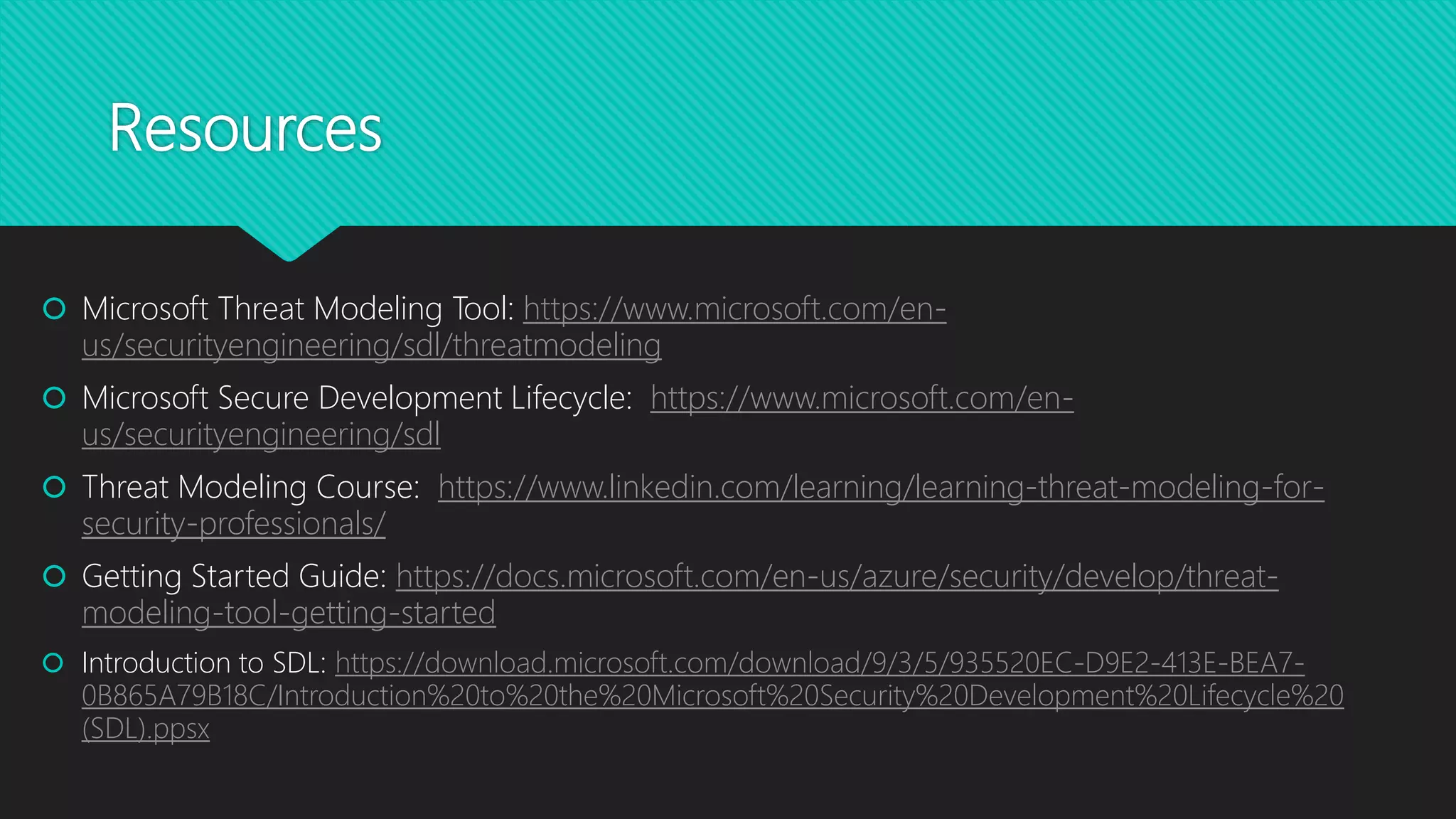 Microsoft Security Development Lifecycle | PPTX
