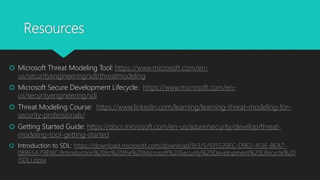 Microsoft Security Development Lifecycle | PPTX