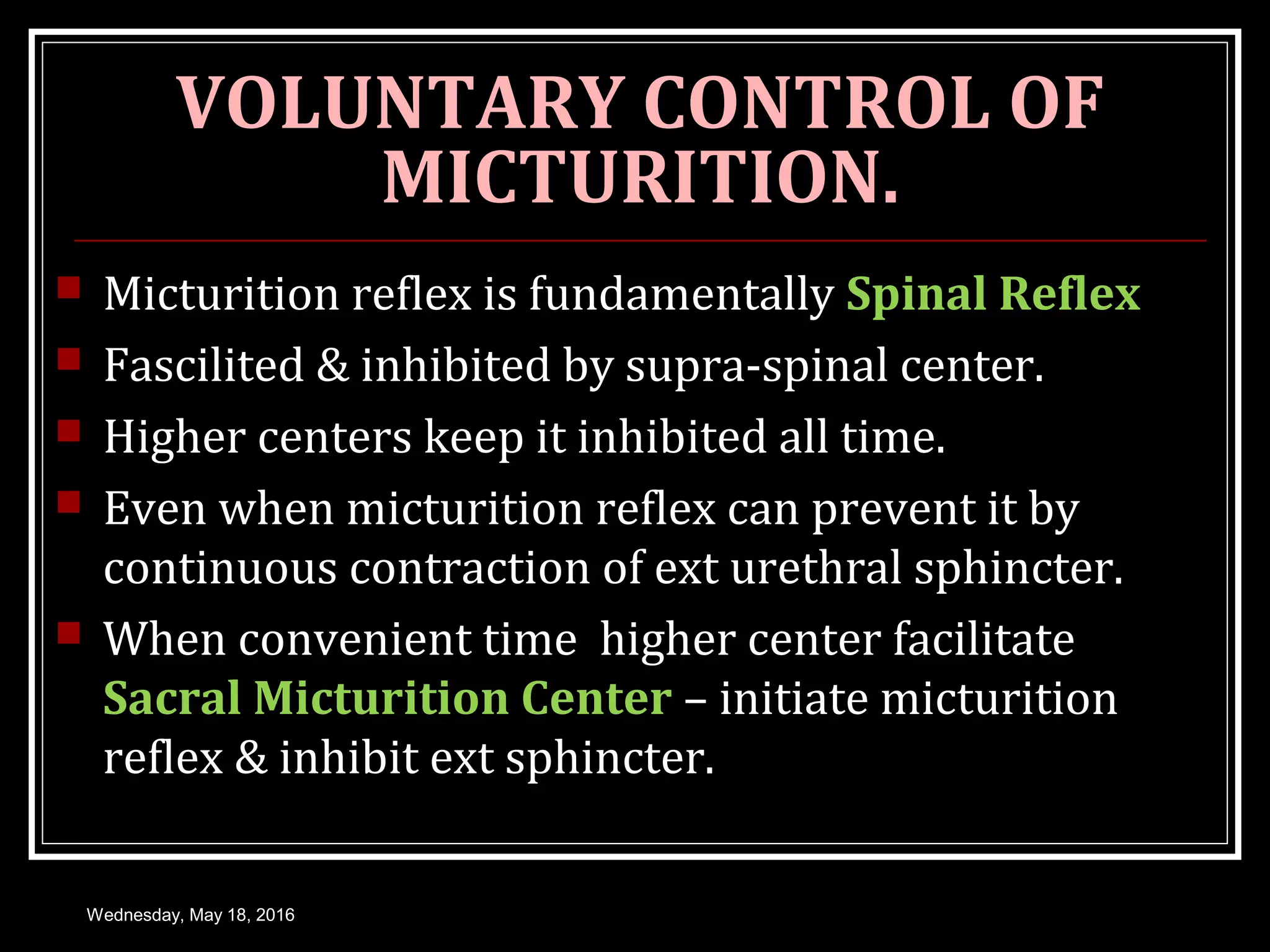 MICTURITION | PPT