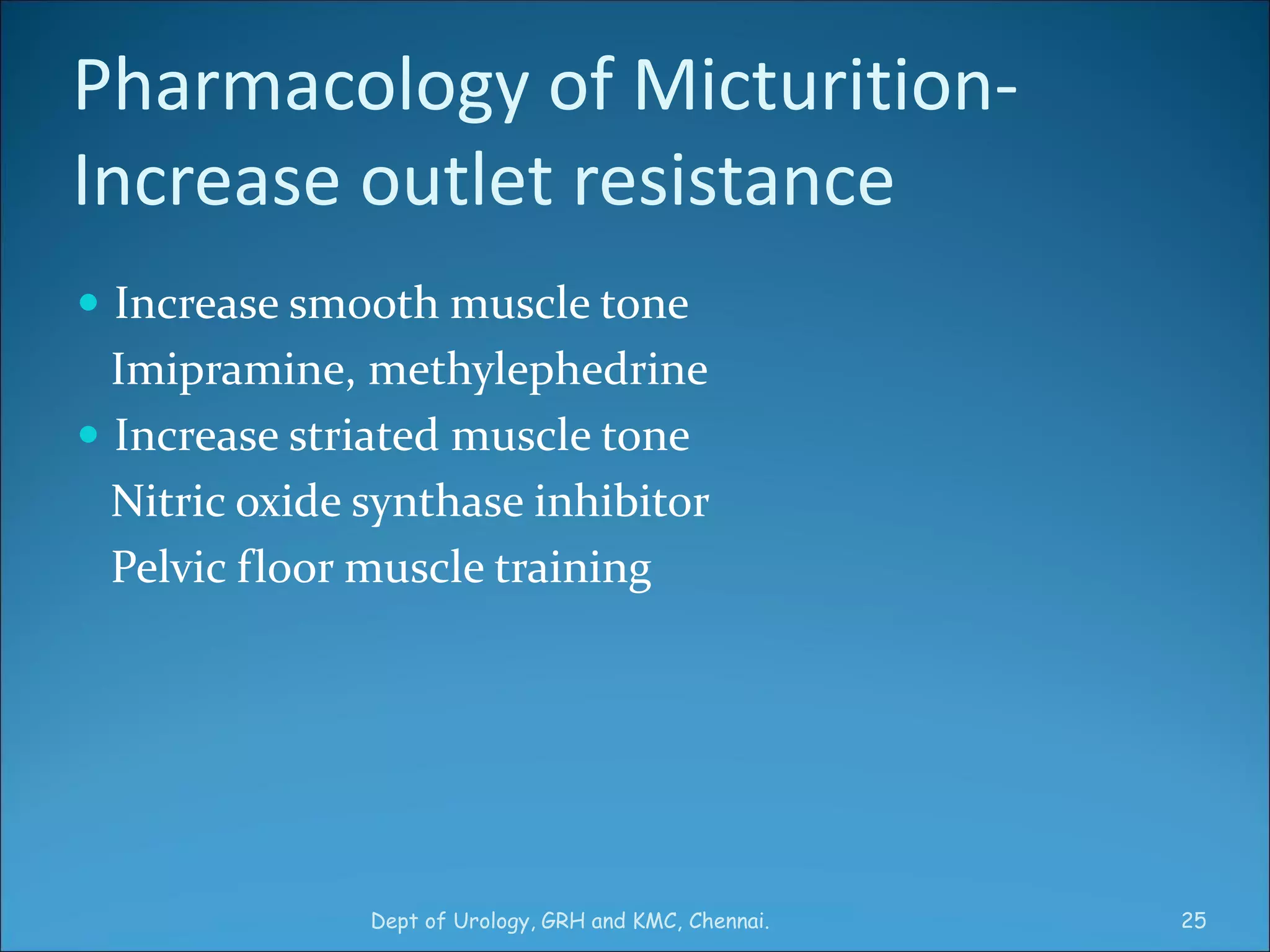 Physiology of Micturition | PDF